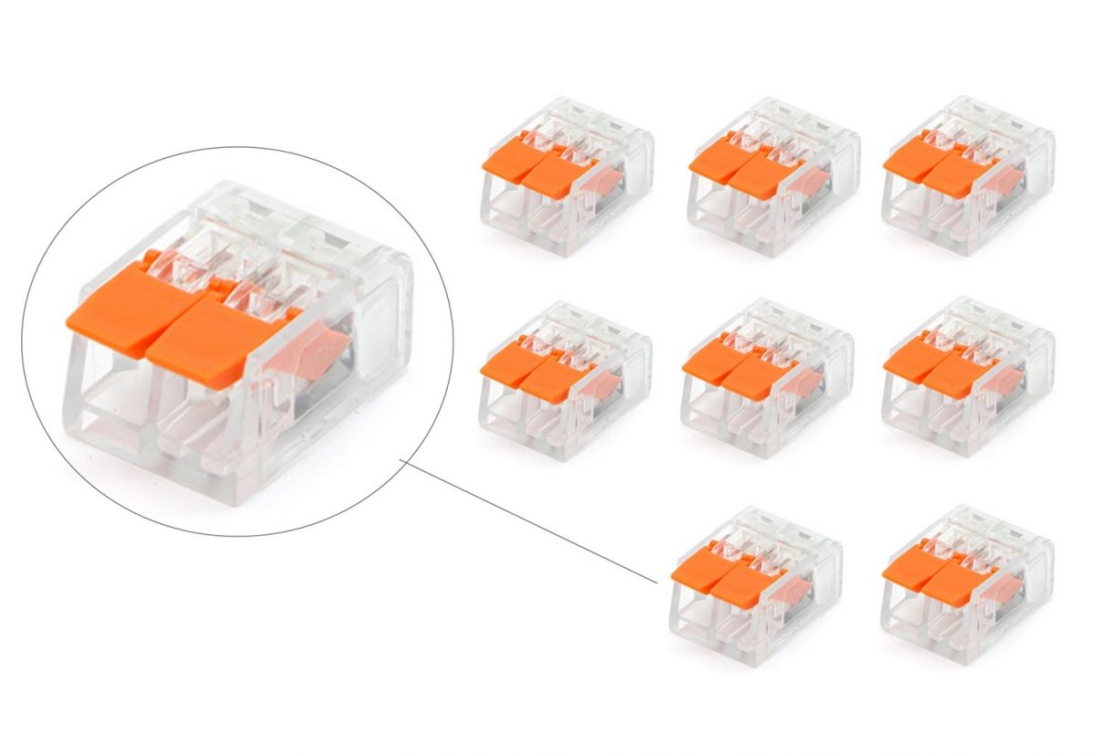 SOUZACUSTONS - 10 conector elétrico pct 412 221 emenda engate rápido ... SOUZACUSTONS - 10 conector elétrico pct 412 221 emenda engate rápido ...